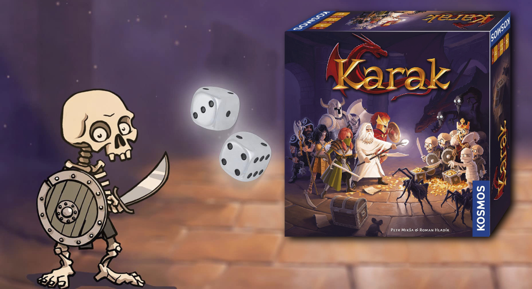 Rezension: Karak (Kosmos) – mit den Kids in den Dungeon - Brettspiele