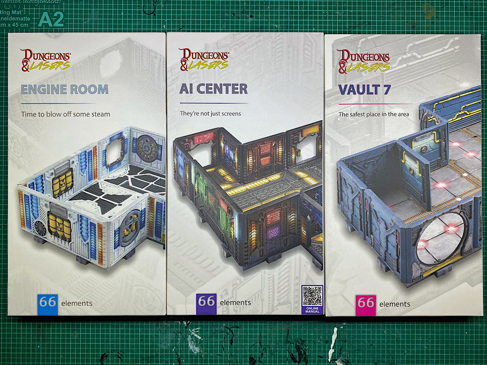 Dungeons & Lasers Sci-Fi Erweiterungen – Neue Räume (Rezension) - Tabletop